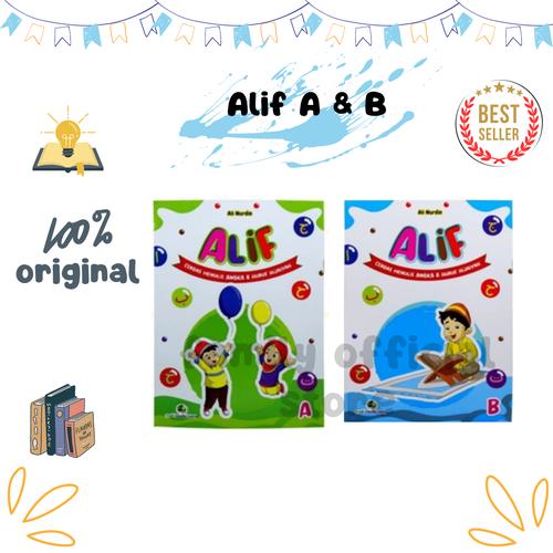 Jual ALIF A & B CERDAS MENULIS ANGKA & HURUF HIJAIYAH ORIGINAL - ALIF A ...