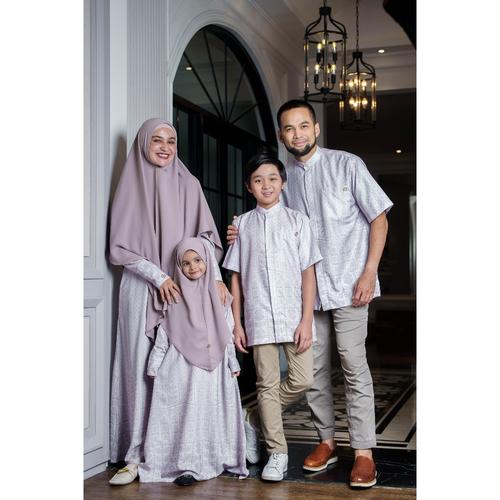 Jual Gerai Hawa - Baju Lebaran Keluarga/ Family Set - Jordan Edition - Eid - Ash, M (Daughter ...