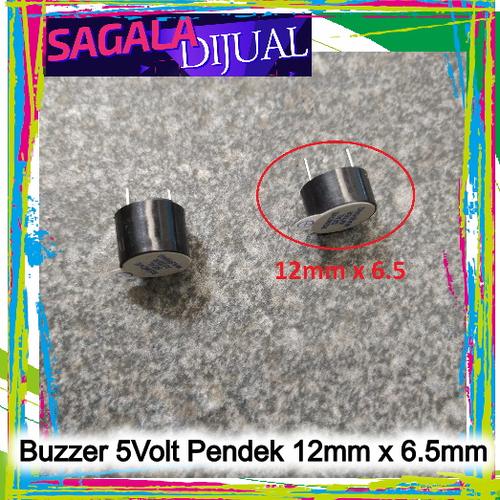 Jual Active Buzzer Buzer 5V Magnetic Continous Beep 12x6.5mm - Kota ...