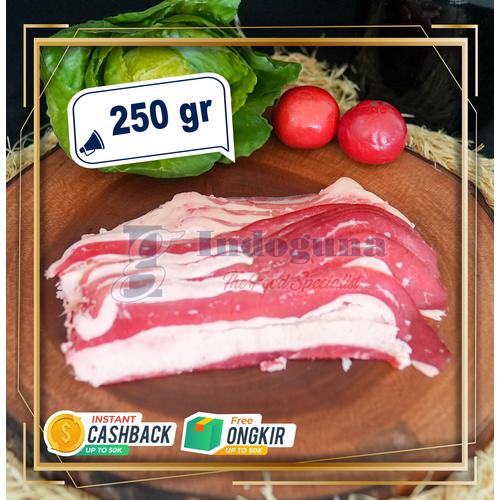 Promo Daging sapi - US Shortplate end Beef Slice /pack +-250 Gram ...