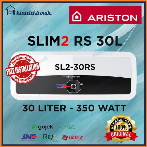Promo Water Heater Ariston Slim2 RS 30L - SL2 30RS - 350 Watt - Slim 2 ...
