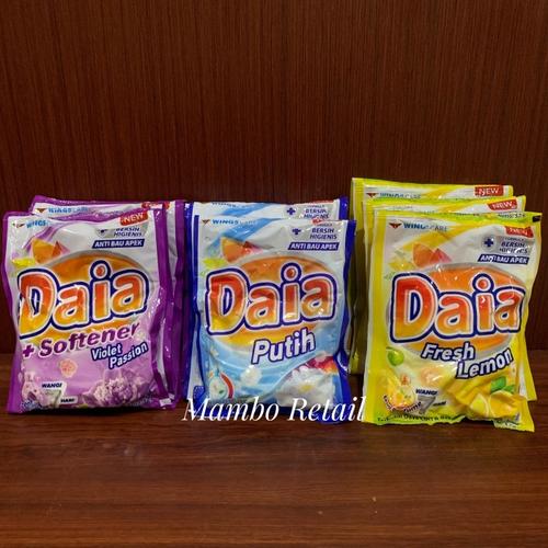 Jual Detergent DAIA Putih 53gr Renceng isi 6sachet | Deterjen ...
