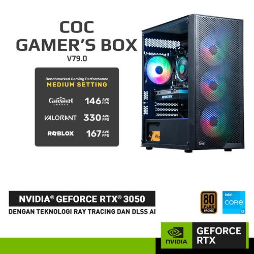 Promo COC GAMER'S BOX V79.0 - Paket PC Rakitan RTX 3050 Cicil 0% 3x ...