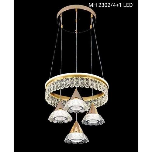 Jual Lampu Gantung Ruang Tamu LED Tricolor 2302/4+1 - Kota Bekasi - Surya 189 | Tokopedia