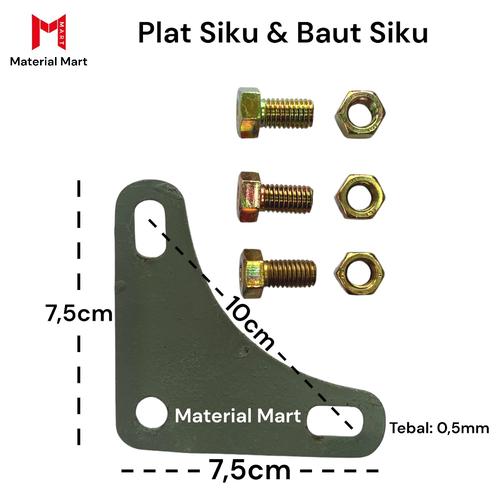 Jual Plat Siku Lubang Segitiga | Plat Rak Siku L | Baut Siku Lubang ...