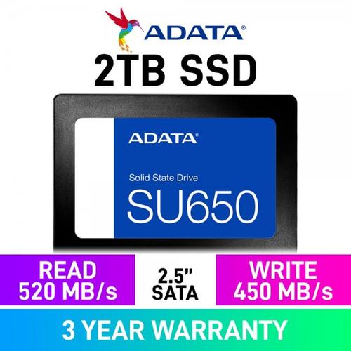 Jual ADATA ULTIMATE SSD SU650 2TB SATA III 2.5" - Jakarta Pusat ...