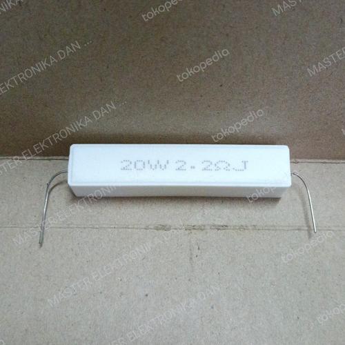 Jual 7390 resistor r tahanan 20w 20watt 2r2 2.2r 2,2ohm 2,2r 2.2ohm ...