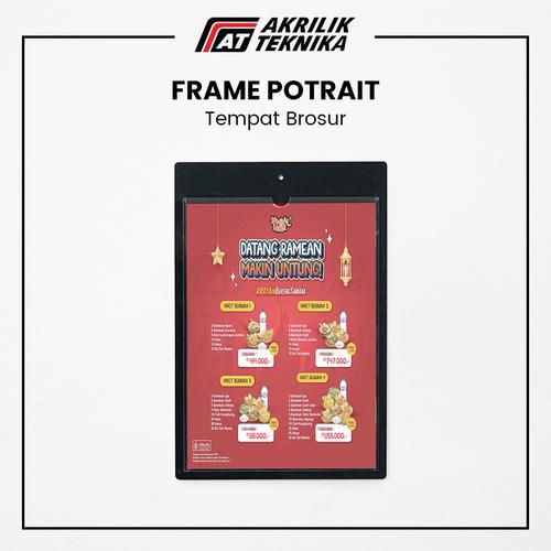 Jual ACRYLIC POCKET FRAME / AKRILIK THICKER / AKRILIK BROSUR A6 2MM ...