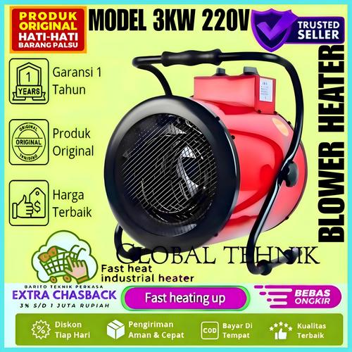 Jual Blower Pemanas Ruangan 3kw Blower Heater 3000w Heater Pemanas ...