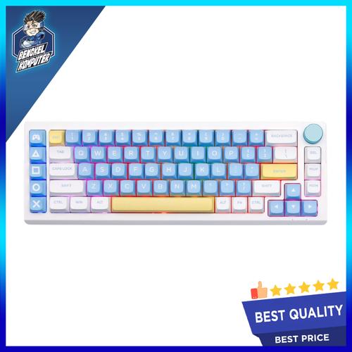 Jual KEYBOARD GAMING SADES RYUNIX MECHA XO-723 BLUE WHITE-YELLOW SWITCH ...