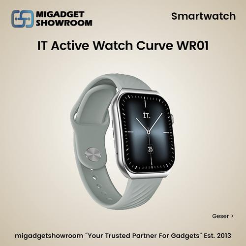 Promo IT Active Watch Curve WR01 Smartwatch SPO2 Blood Pressure IP67 ...