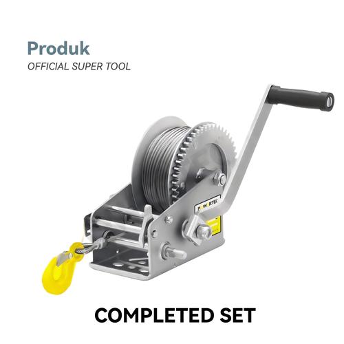 Jual Hand Winch Katrol Manual 600lbs 250kg x 15 Meter Galvanized ...