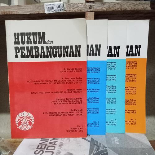 Jual HUKUM DAN PEMBANGUNAN NO 1 - 4 TAHUN 1995 - Kota Depok - Toko Tobas Tangga | Tokopedia
