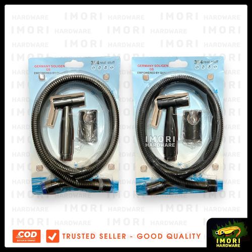 Jual SOLIGEN Jet Shower Stainless GS Kamar Mandi WC Semprotan Kloset im - G04 grey - Kota ...