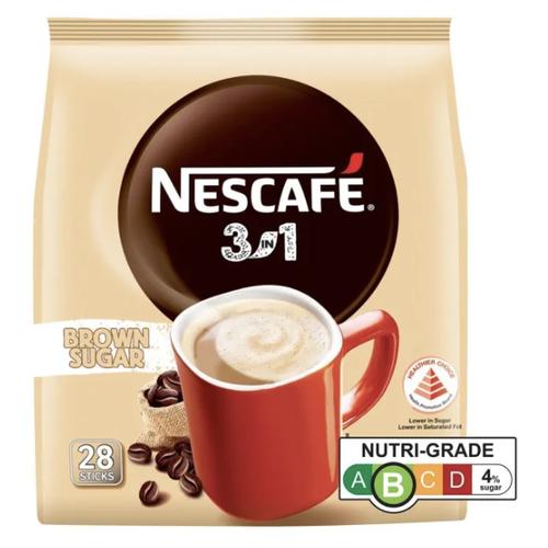 Jual Nescafe Original 3 In 1 Brown Sugar 28s Instant Coffee Original ...