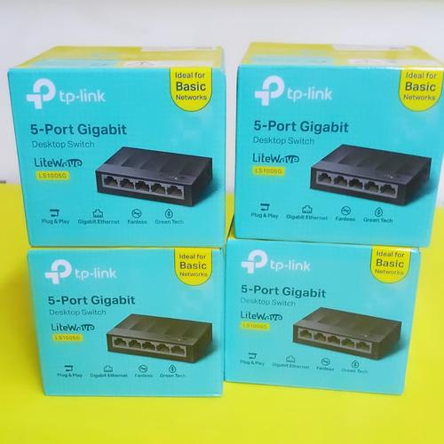 Jual Switch HUB TP-Link LS1005G TPLink 5-Port Gigabit 10/100/1000Mbps resmi - Jakarta Barat ...