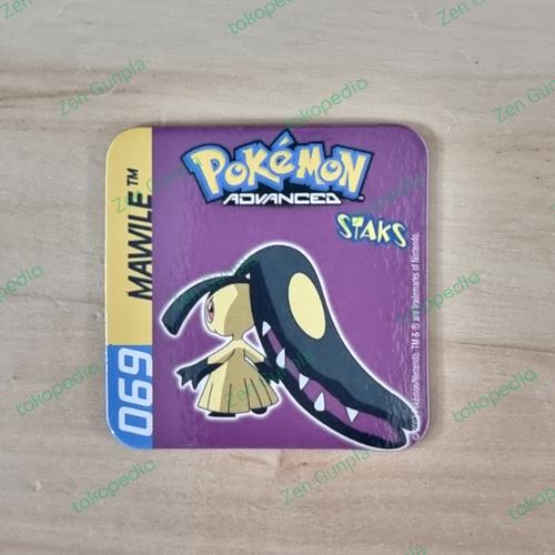 Jual Pokemon Advanced Staks Panini 069 Mawile Stacks Tazos Magnet ...
