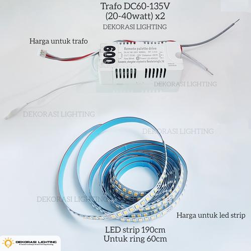 Jual Trafo led strip cahaya 3warna untuk lampu dinding lampu gantung ...