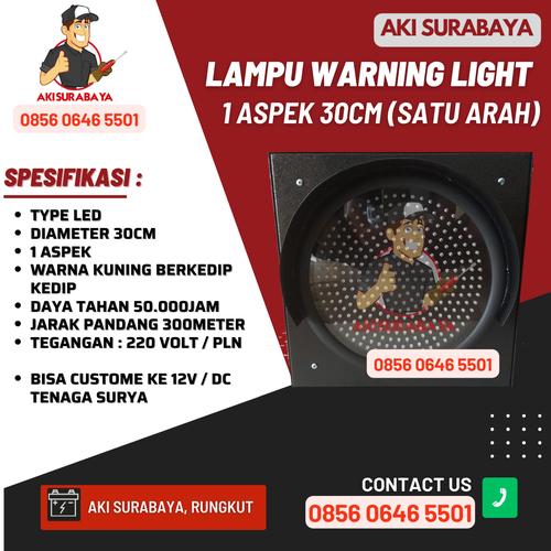 Jual Lampu Warning Light 1 Aspek 30 CM 1 ARAH AC PLN 220 Volt - Kota ...