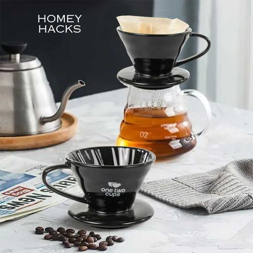 Jual Gelas Penyaring Kopi Coffee Dripper V60 Keramik Cone Filter ...