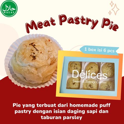 Jual Meat Pastry Pie, pastry isian daging sapi, cocok untuk menu ...