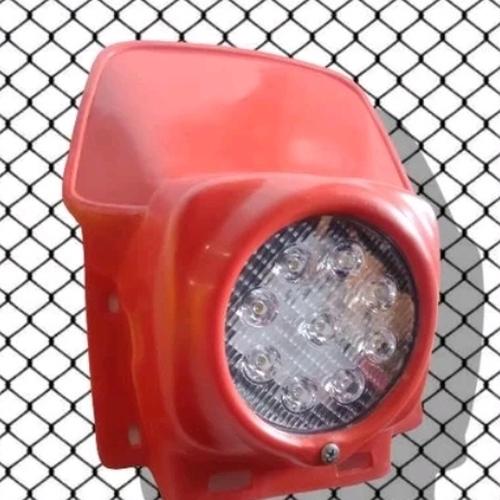 Jual Lampu Headlamp LED Motor Trail Classic Vintage Universal Bulat ...