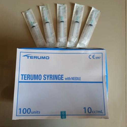 Jual Spuit Syringe 10 cc Terumo / Suntikan 10cc Terumo isi 100 pcs - Jakarta Barat - BLI MEDIKA ...