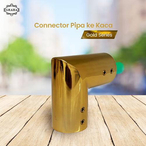 Jual Connector Pipa ke Pipa Siku Mati 1 Inch GOLD / ROSE GOLD - Gold ...