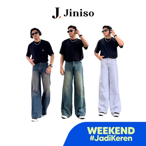 Promo JINISO Oversize Baggy Loose Jeans Pria - 774 - 784, 27 - Jakarta ...