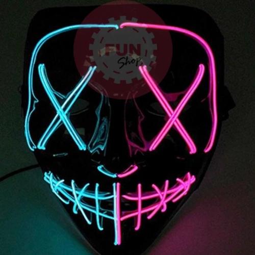 Jual Topeng Led The Purge / Topeng Pesta /Led Mask / Topeng Halloween ...