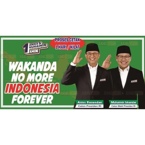 Jual BANNER / SPANDUK ANIS MUHAIMIN AMIN 2024 WAKANDA NO MORE INDONESIA ...