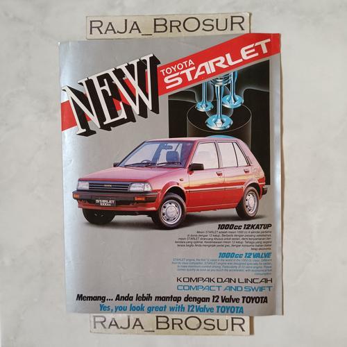 Jual Poster brosur katalog flyer Toyota Starlet Kotak/Starko 1000cc ...