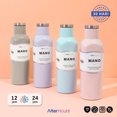 Jual NEW MANO - Tumbler Vacuum Insulated Bottle 500ml Tahan Panas ...