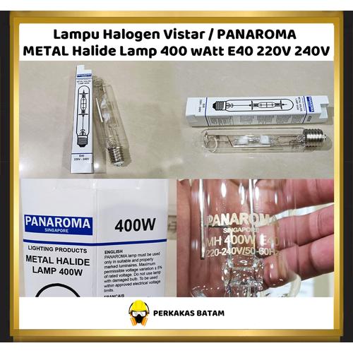 Jual Lampu Halogen Vistar 400 watt METAL Halide Lamp 400w E40 220V 240V ...