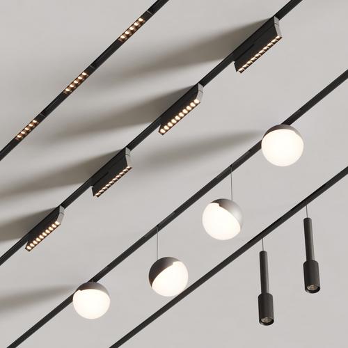 Jual Magnetic Folding Grille Light Dimmable Track Lighting System - 12 ...