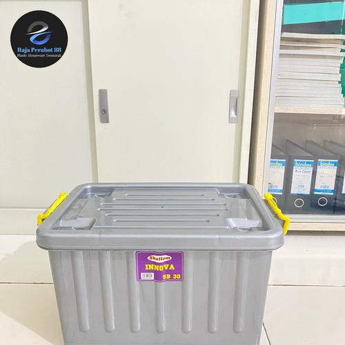 Jual Container box Abu Silver 30 L storage box multifungsi - Jakarta ...