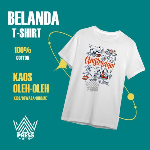 Promo Souvenir Baju Kaos oleh oleh Belanda, Amsterdam, Netherlands ...