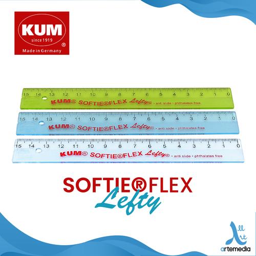 Jual KUM Lefty Softie Flex Ruler Penggaris Plastik Alat Gambar - 15cm ...