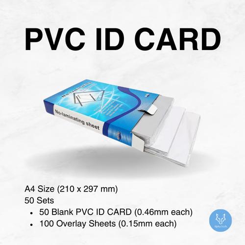 Jual Bahan Kertas PVC ID Card A4 isi 50 Set - Jakarta Utara ...
