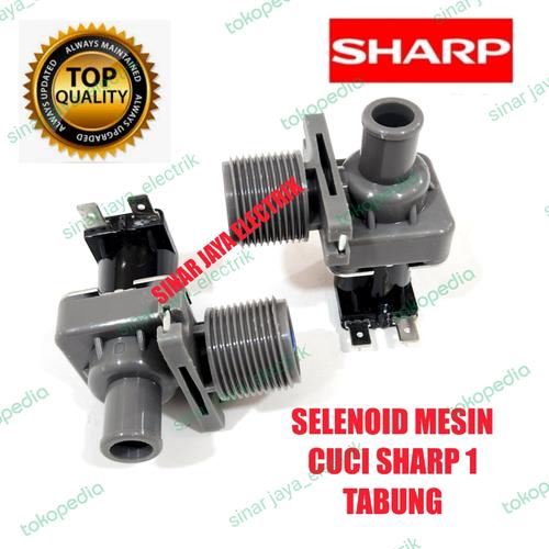 Jual WATER INLET SELENOID MESIN CUCI SHARP 1 TABUNG / TOP LOADING - Kab ...