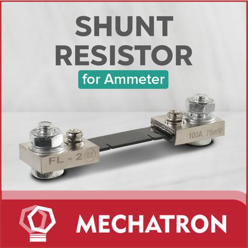 Jual Shunt Resistor 75mV for Ammeter Ampere Meter 100A R-Shunt DC ...
