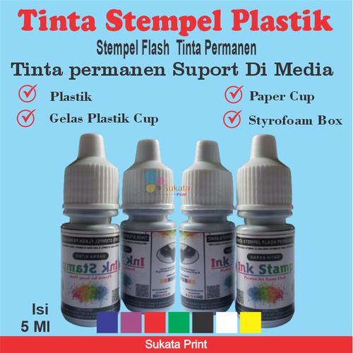 Jual Tinta Stempel Otomatis/Flash Permanent Tinta Stempel Plastik ...