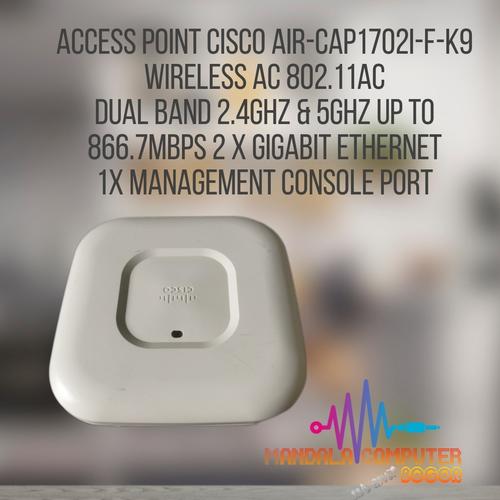 Jual CISCO AIRONET 1700 SERIES ACCESS POINT Dual Band AIR-CAP1702I-F-K9 ...