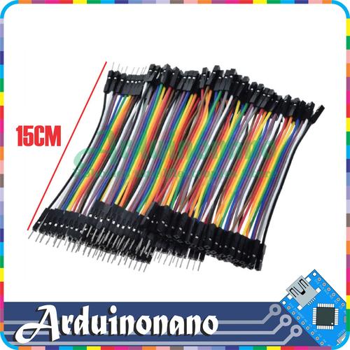 Jual Kabel Jumper Cable Dupont Pelangi 15cm Header Cable Pin Rainbow 15 ...