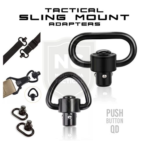 Jual QD Sling Swivel Mount Push Button Strap Sling Adapter Swivel ...