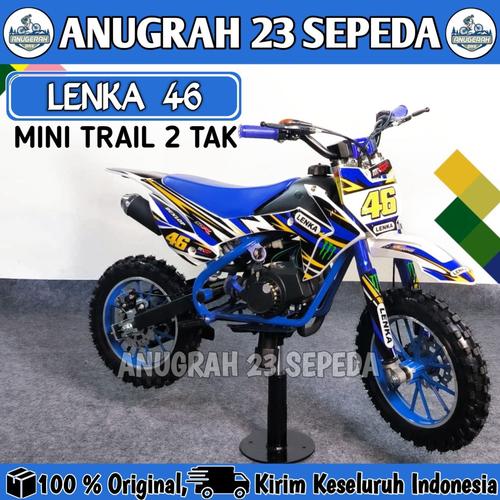 Jual Motor Lenka Mini Trail Mc 46 Bensin campur Oli samping 2 Tak ...