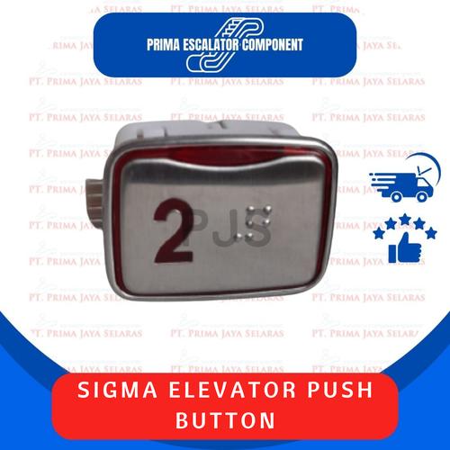 Jual LIFT BUTTON SIGMA/ELEVATOR PUSH BUTTON SQUARE/TOMBOL LIFT SIGMA ...