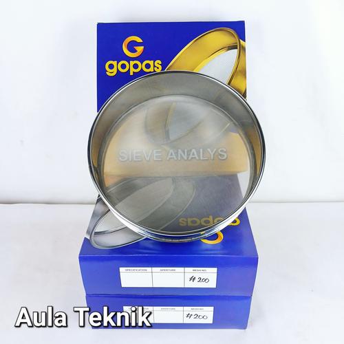 Jual Sieve Analysis Mesh 200 & Saringan Mesh Dengan Appature :0.075 mm ...