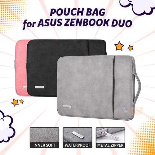 Jual Asus ZenBook Duo UX8406 Luxury Leather Bag Sleeve Tas Waterproof ...