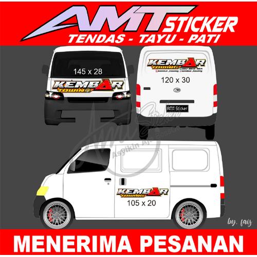 Promo Stiker Decal + Bahan Biasa Dan Nyala Stiker Pick Up Grand Max ...